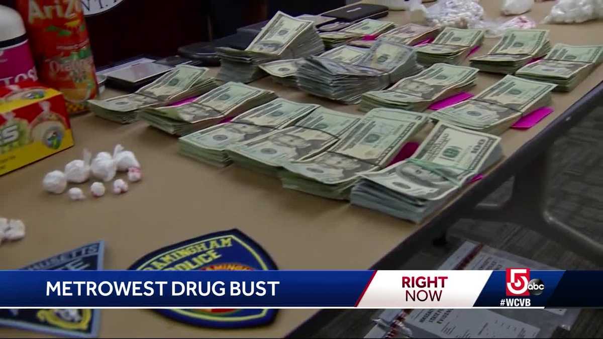 Police arrest 2 in massive Boston-area drug sweep