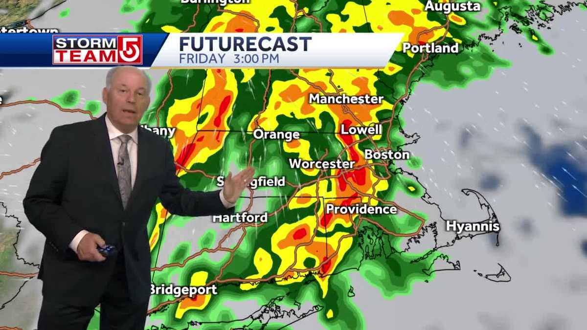 Video: Heavy rain, wind to impact Friday commute
