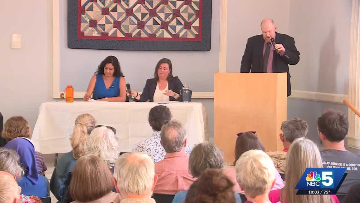 Democratic gubernatorial candidates Amanda Janoo, Aly Richards hold ...