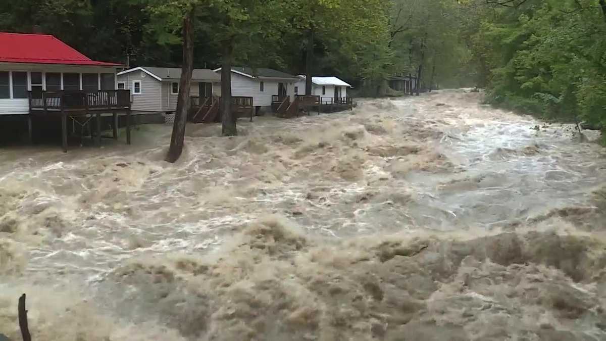 Flooding, mudslide in western North Carolina