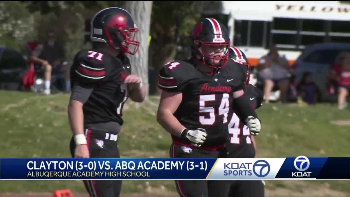 HS Football: Clayton vs. Albuquerque Academy