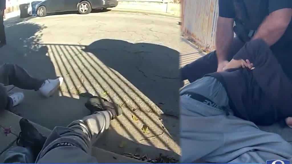 Body cam released in Calif. police 'excessive force' investigation