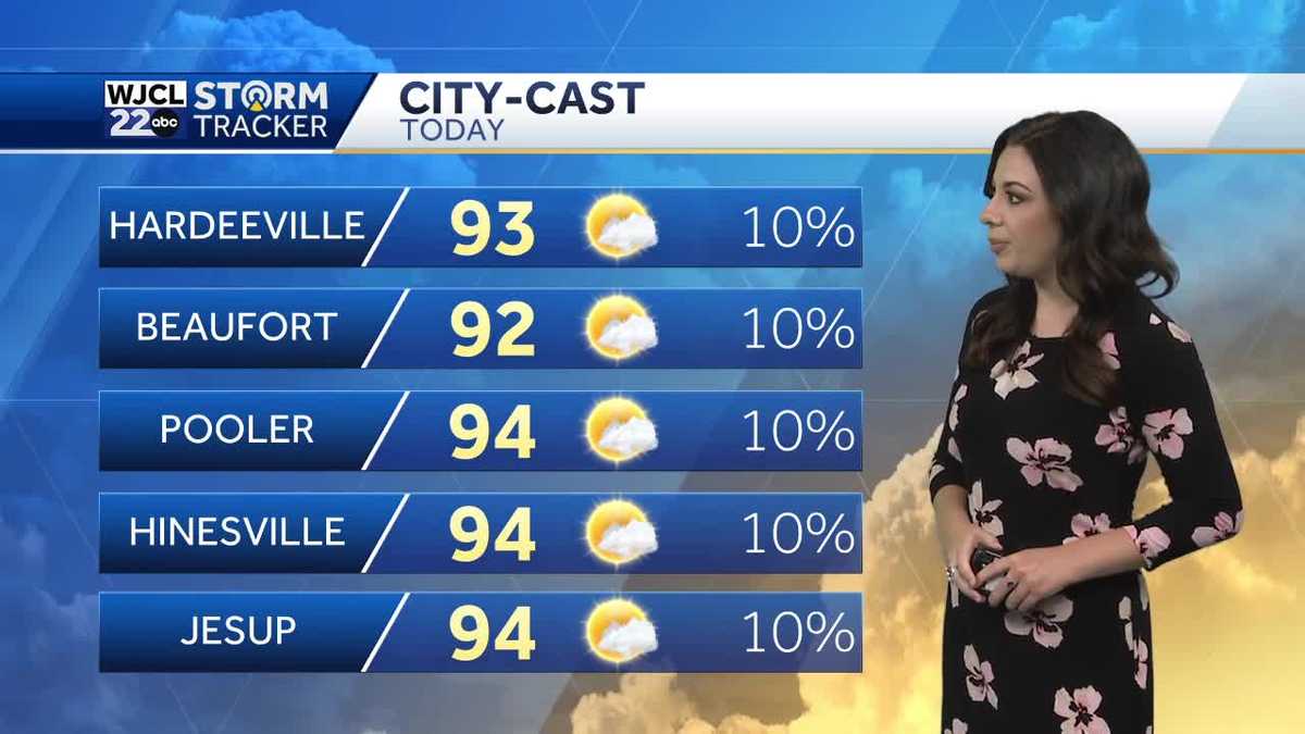 Temperatures heating up with rain chances on the rise