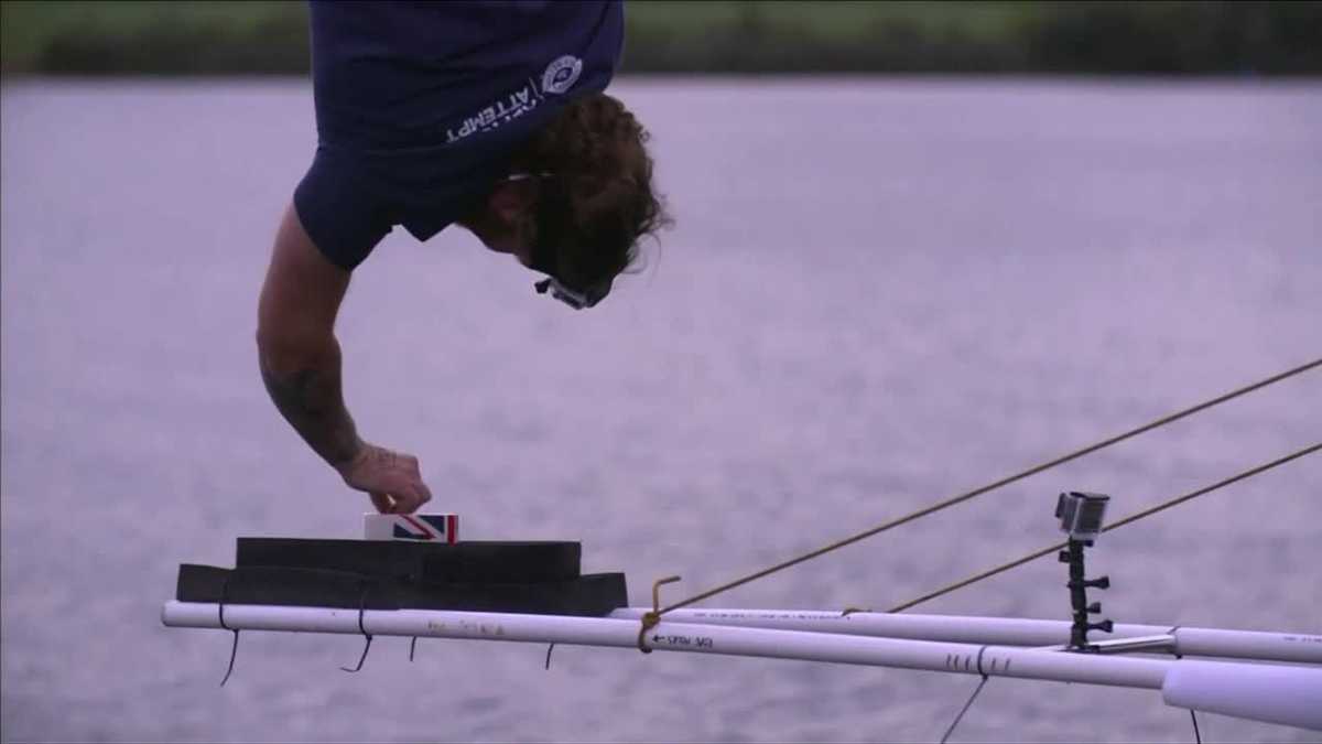 Bungee dunk, skydive magic and more makeup Guinness World Records day