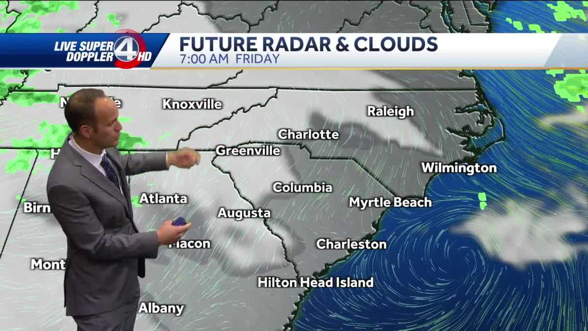 Strong, dry, windy cold front moving in