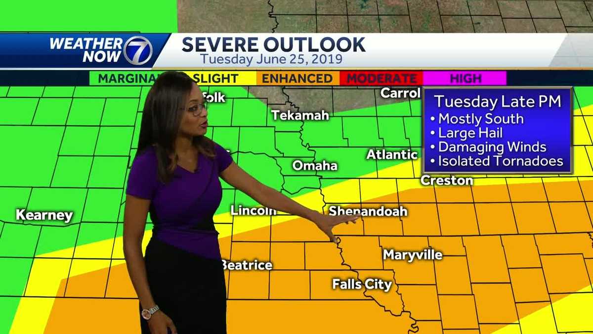 Sunny, warm and humid afternoon ahead of evening storm chances