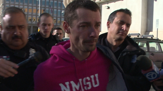 See the full video of Christopher Cook's perp walk