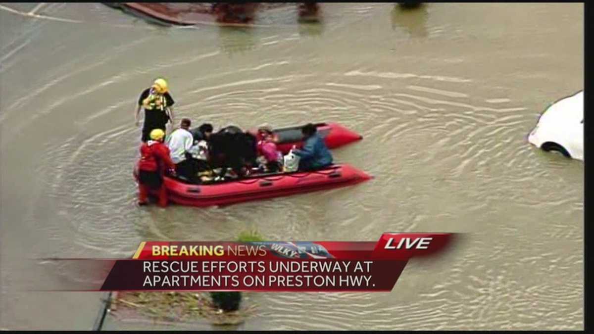 People rescued from Preston Hwy. apartments after flooding