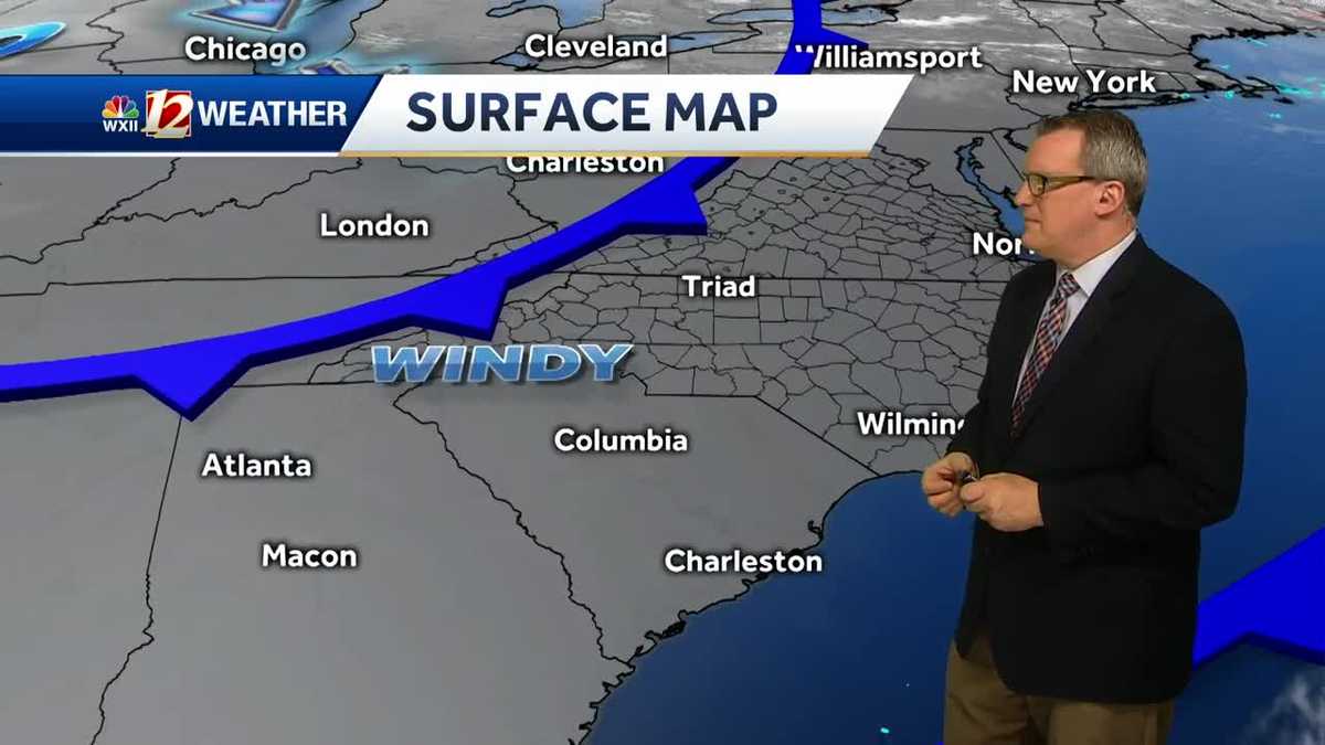 WATCH: Heavy winds west, dry few days
