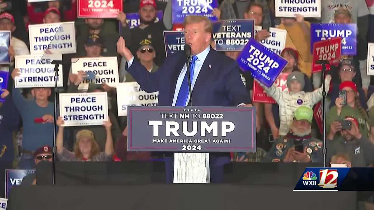 Trump holds first outdoor rally in North Carolina since assassination ...