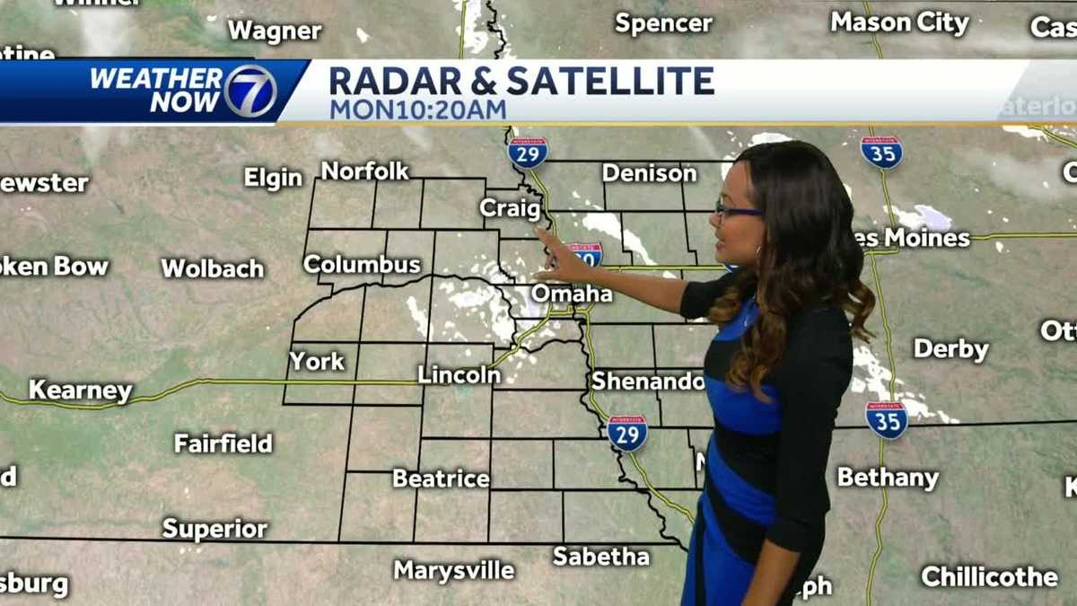 A cold, cloudy and windy Monday afternoon