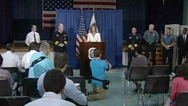 Press conference: police detail threats