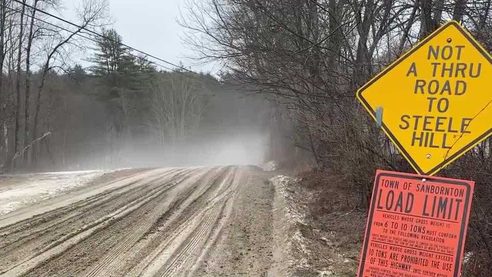 After warm winter, NH DOT posts load limit signs on vulnerable roads