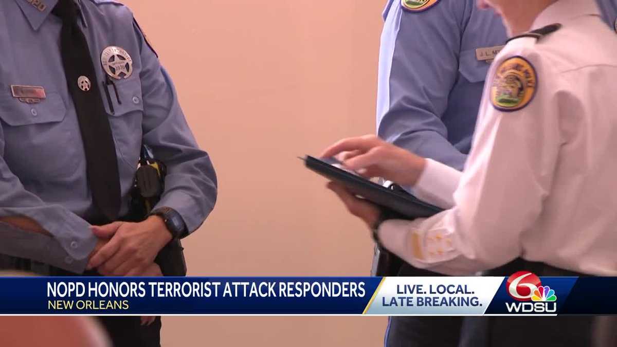 First responders honored for bravery during New Years' Terror Attack