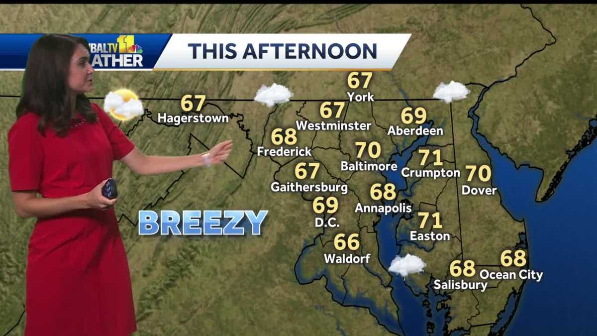 Cloudy and wet morning for Tuesday