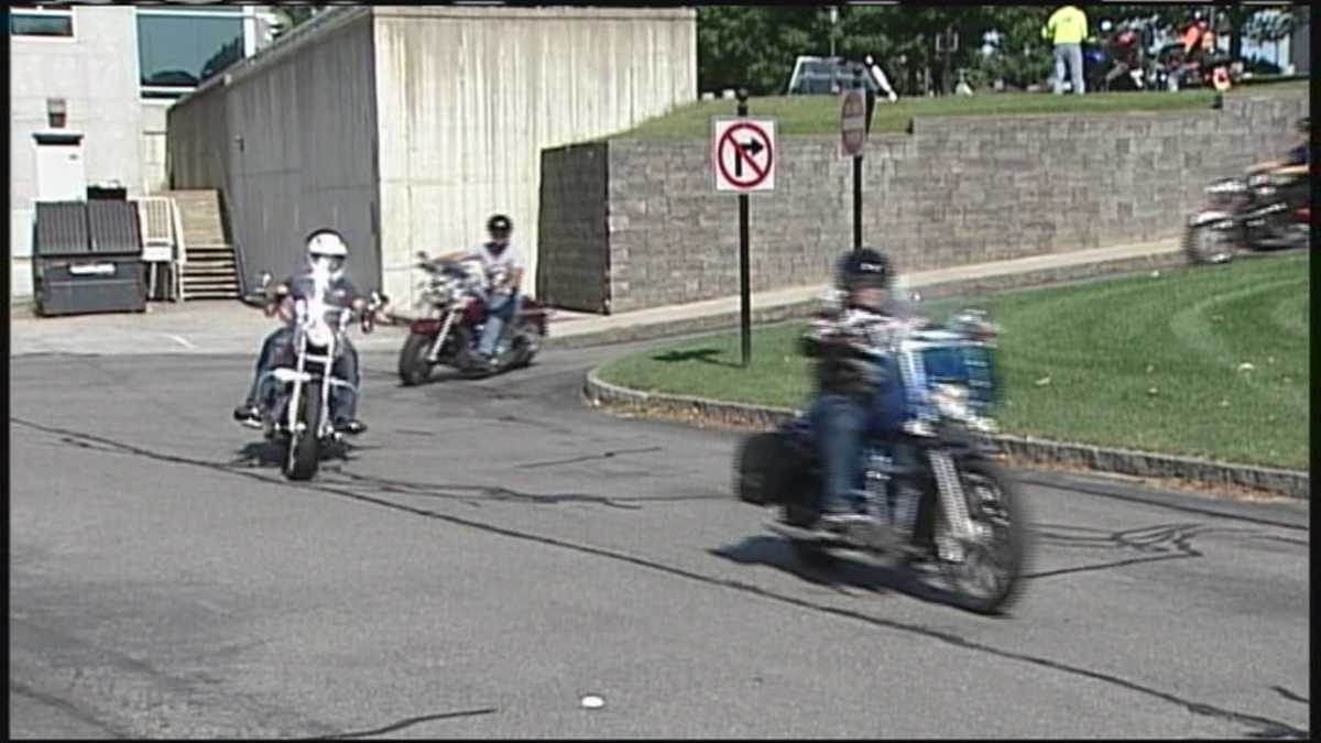 Motorcycle riders come together for domestic violence awareness