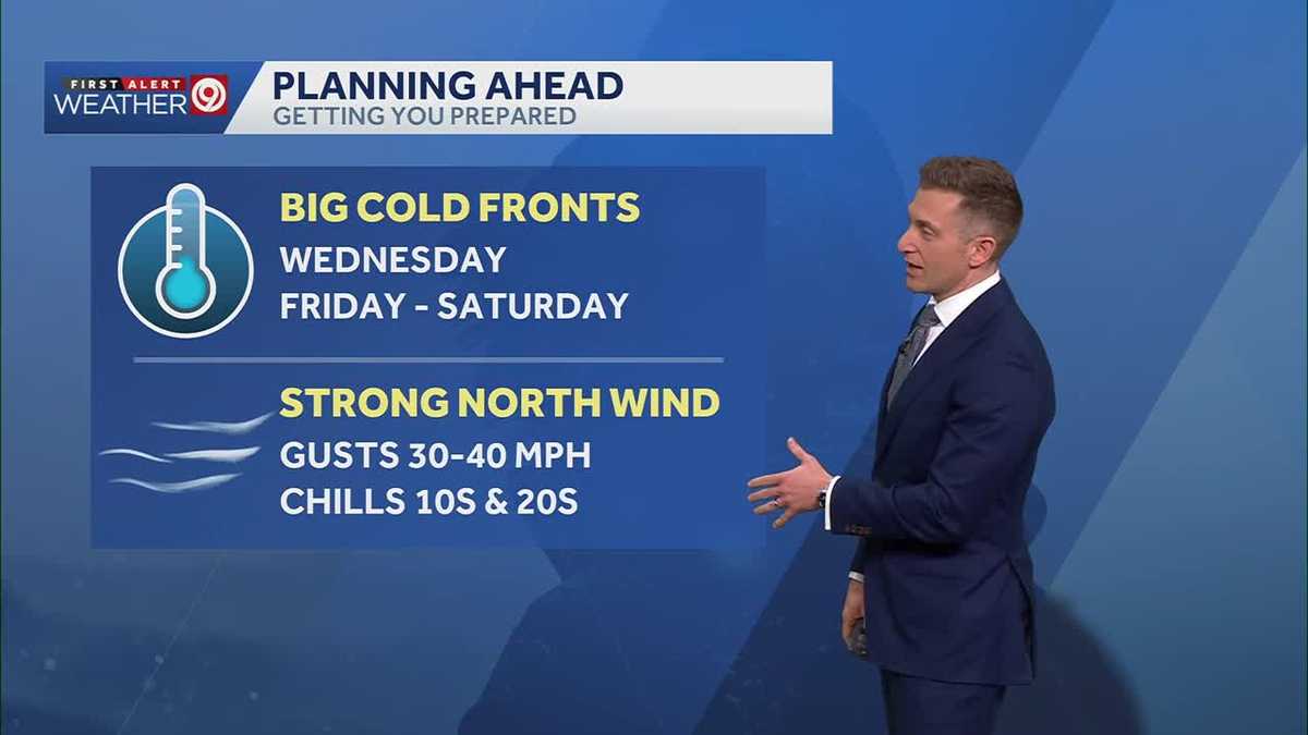 WEATHER BLOG: Warm Tuesday in Kansas City; cold fronts moving in