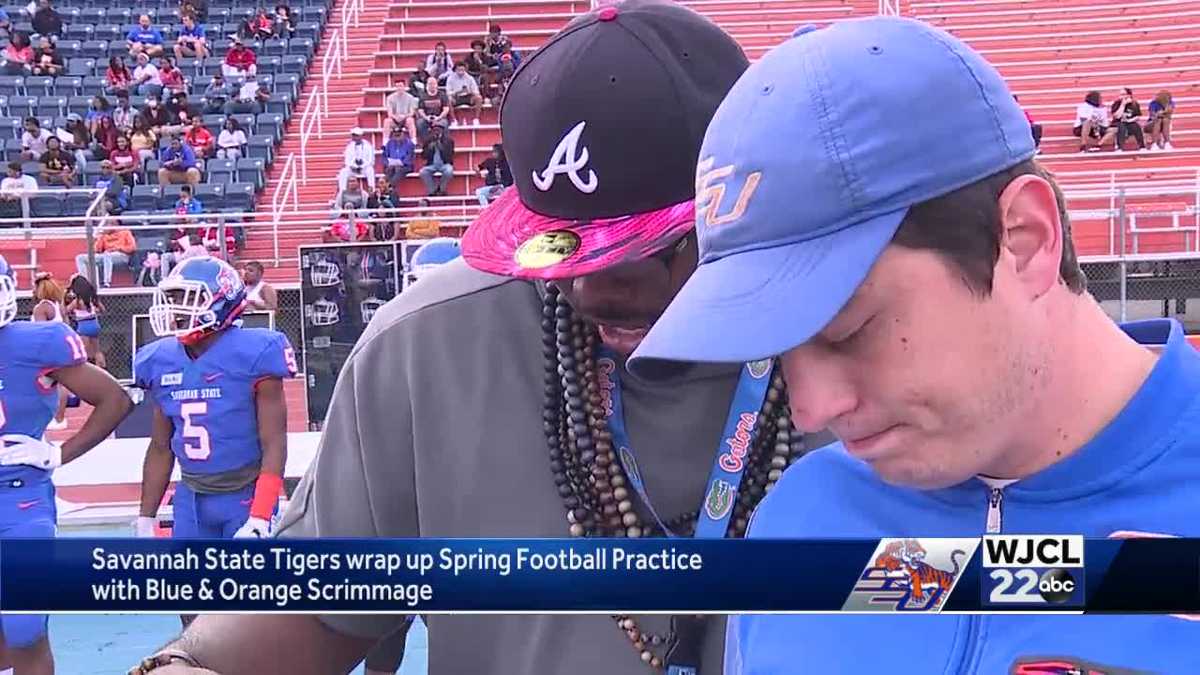 Savannah State wraps up Spring Football Practice with Blue & Orange Game