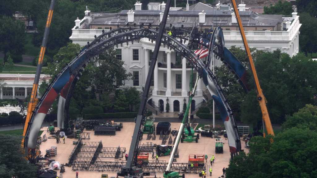 Preparing for the first UFC fight at the White House