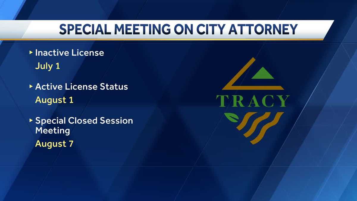 Tracy city attorney’s license active again after not being in ...