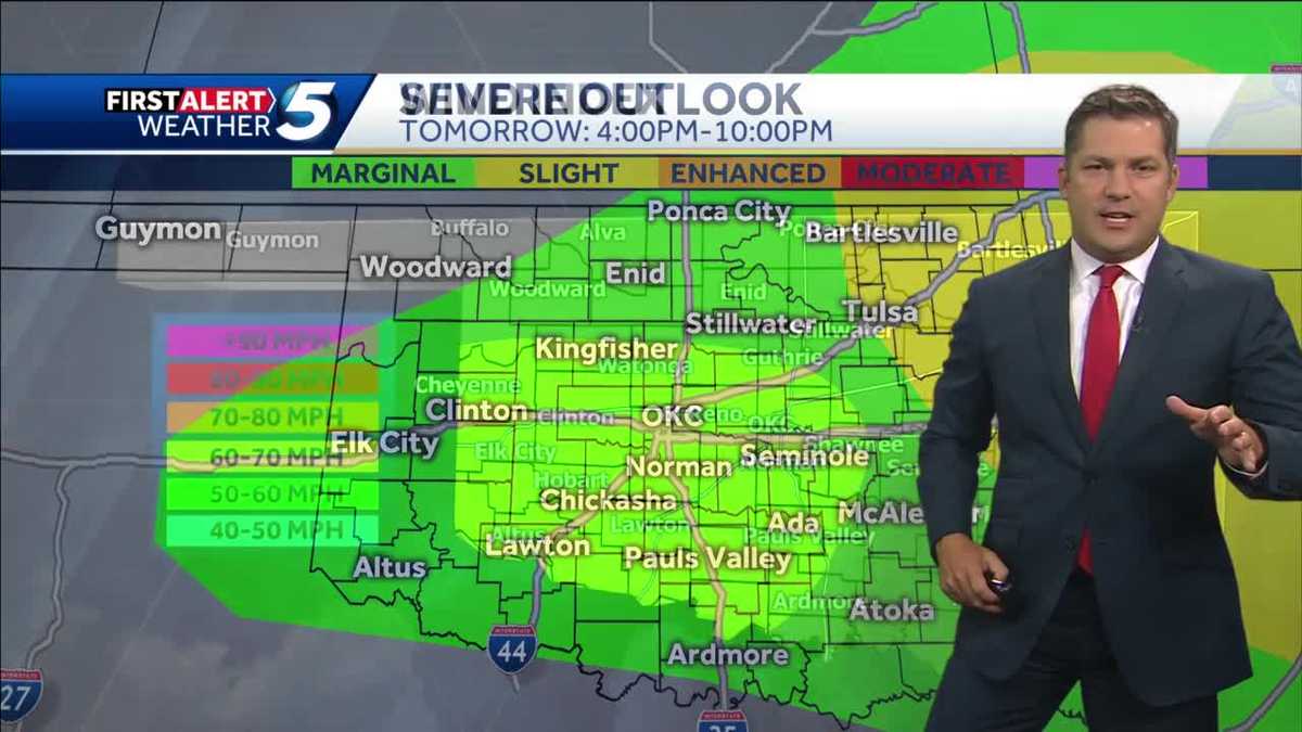 Severe threat returns for Saturday Severe threat returns for Saturday