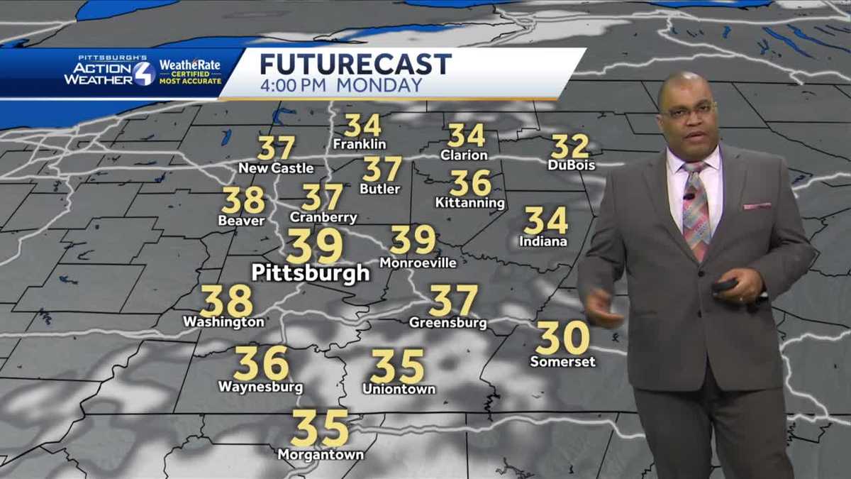 Cloudy start, sunny finish to Monday