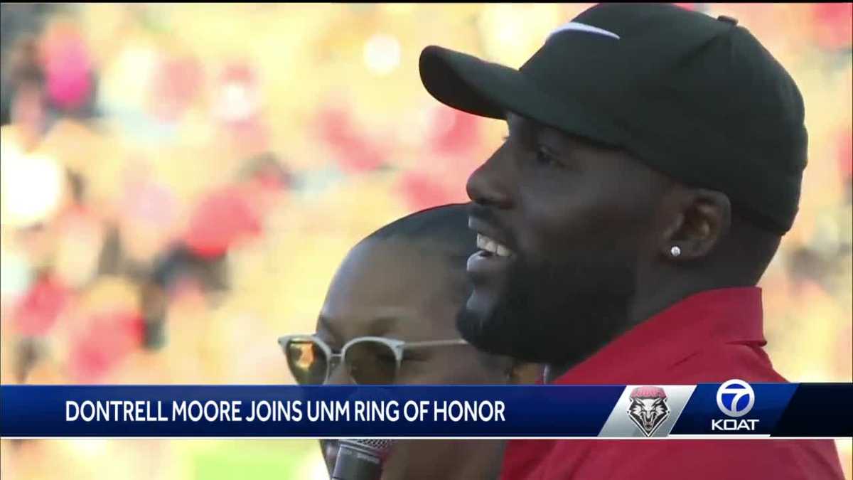 DonTrell Moore inducted into the UNM Ring of Honor