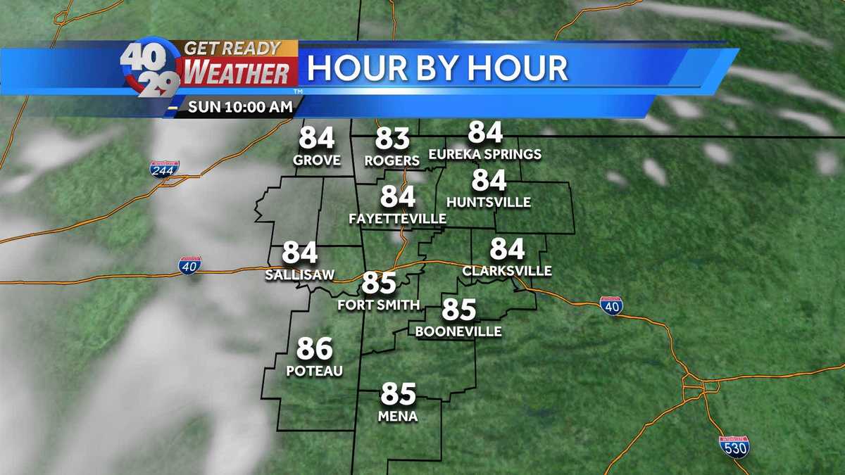 4029 AM Sunday Hour by Hour Forecast August 2nd