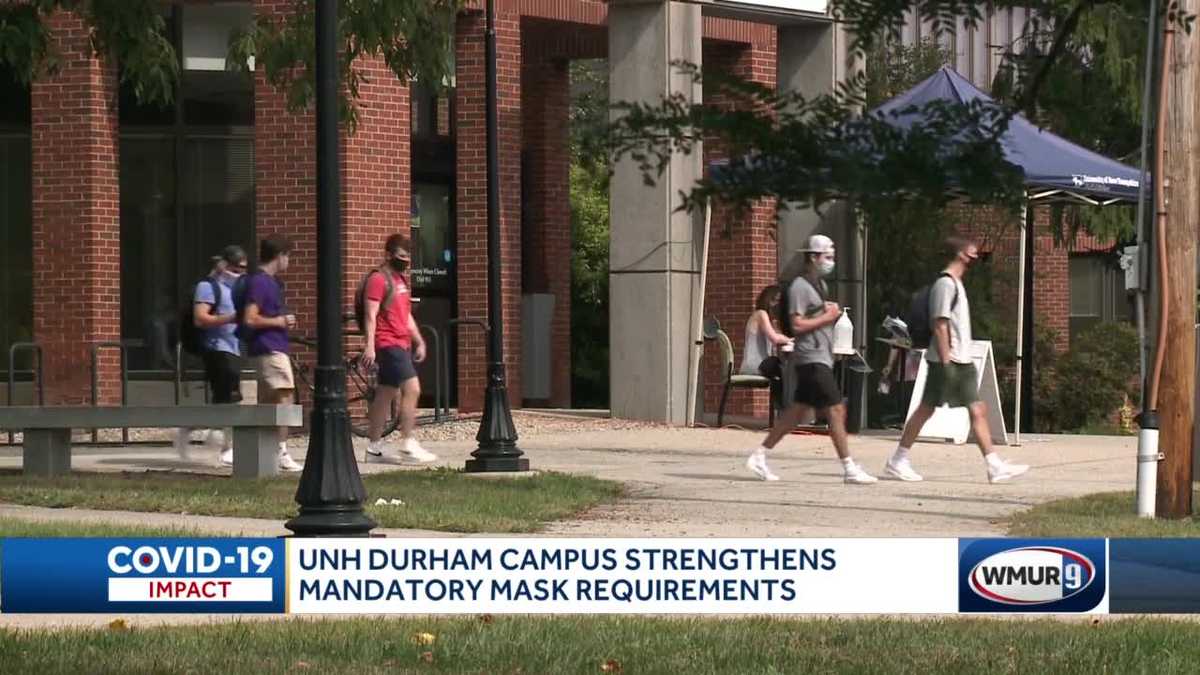 UNH tightens mask requirements on Durham campus
