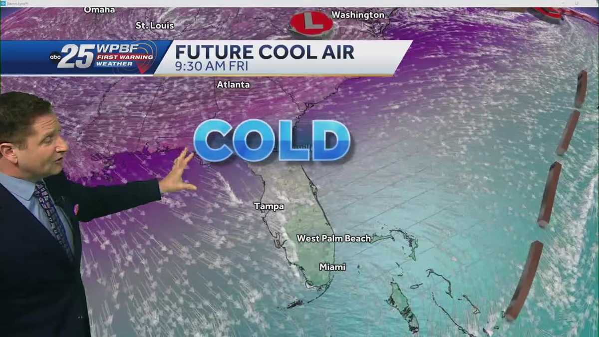 From warm to cold in South Florida