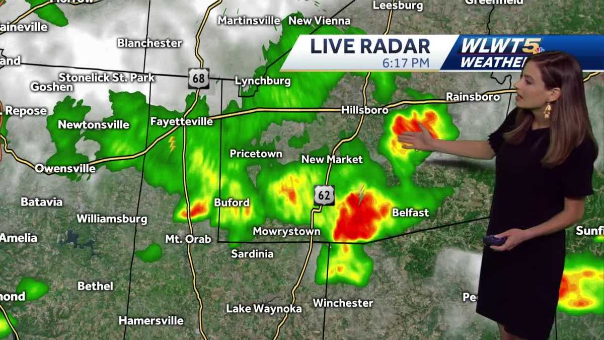 Rain ends tonight; nice start to the week