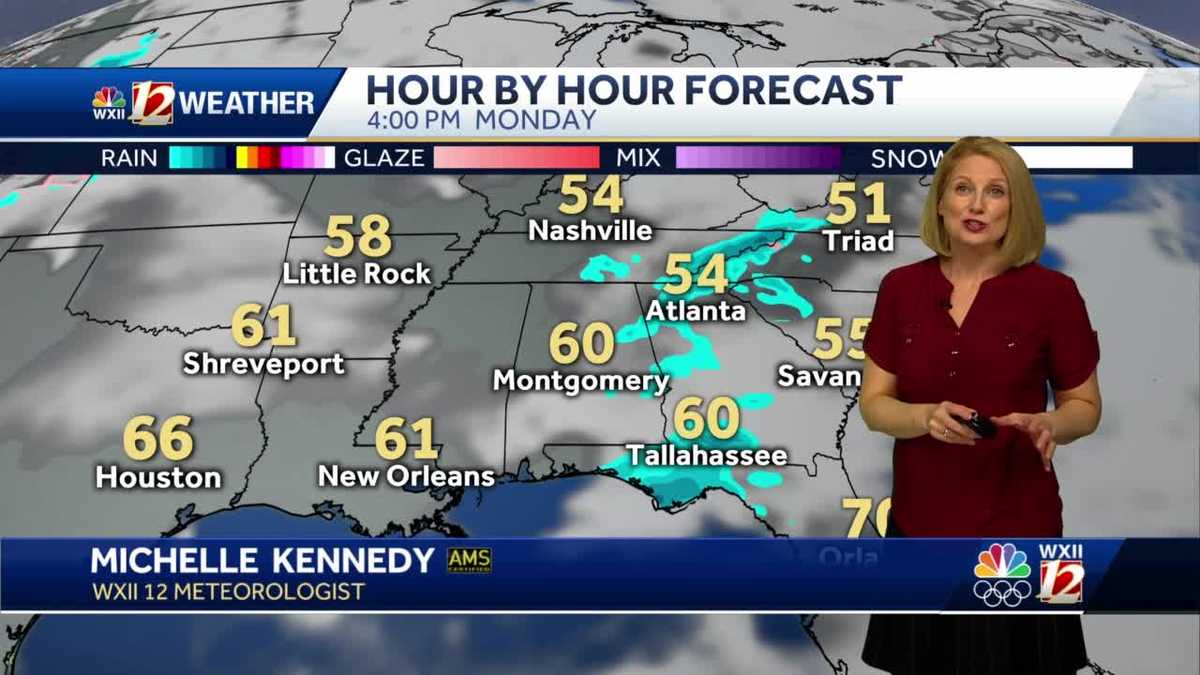 WATCH: A Sunny Sunday Plus Monday Shower Chances!