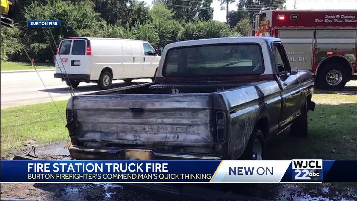 Beaufort County: Truck fire shoots flames 30 feet into the air