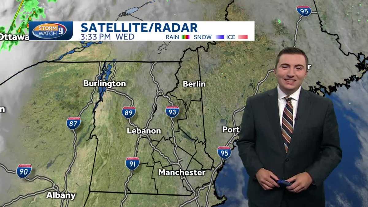 NH forecast video: Rain moves through overnight, Thursday morning