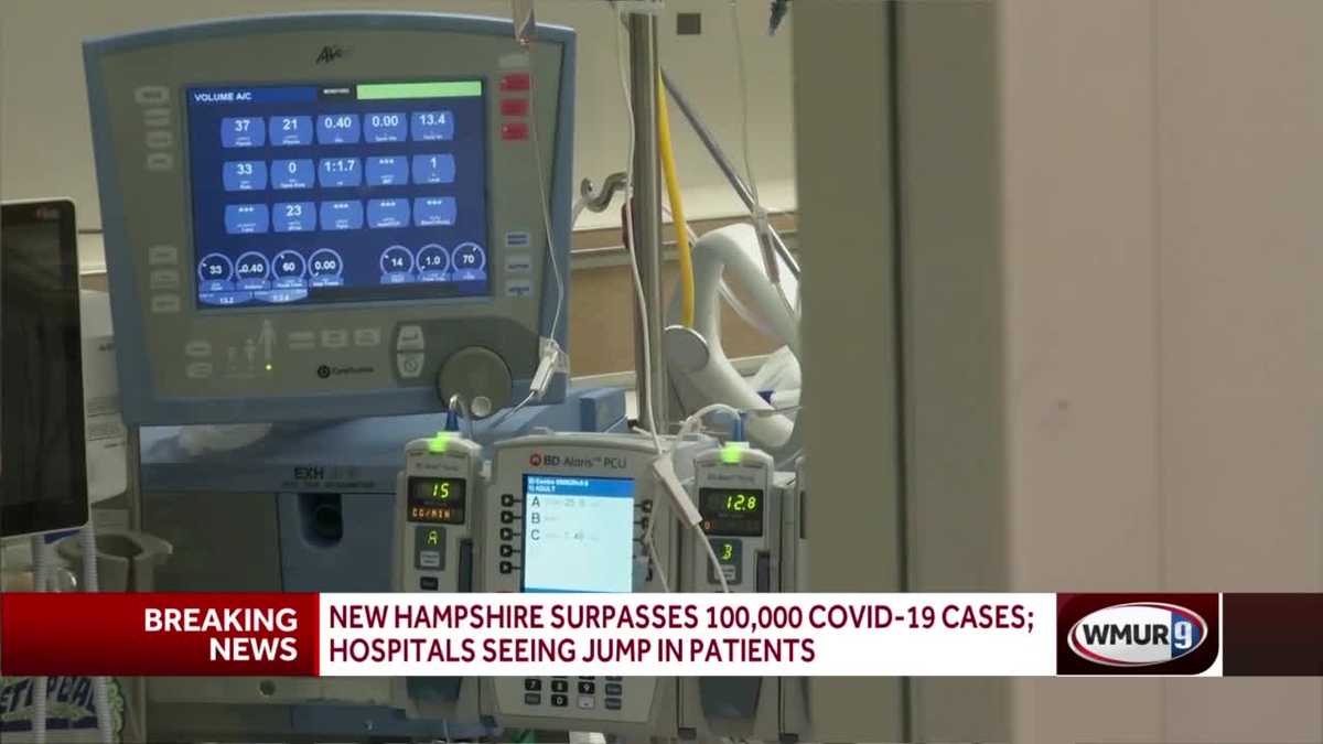 New Hampshire hospitals see jump in patients as state passes 100,000 ...