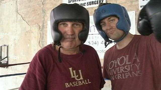 Is Father Kevin Wildes up to the boxing challenge against Fletcher Mackel?
