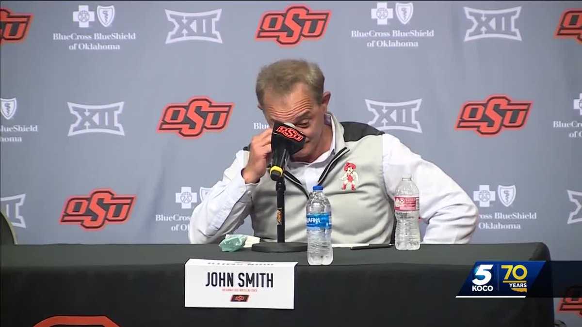 OSU wrestling coach John Smith gives emotional farewell message