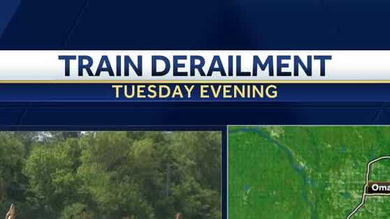 Crews respond to train derailment in southeastern Nebraska