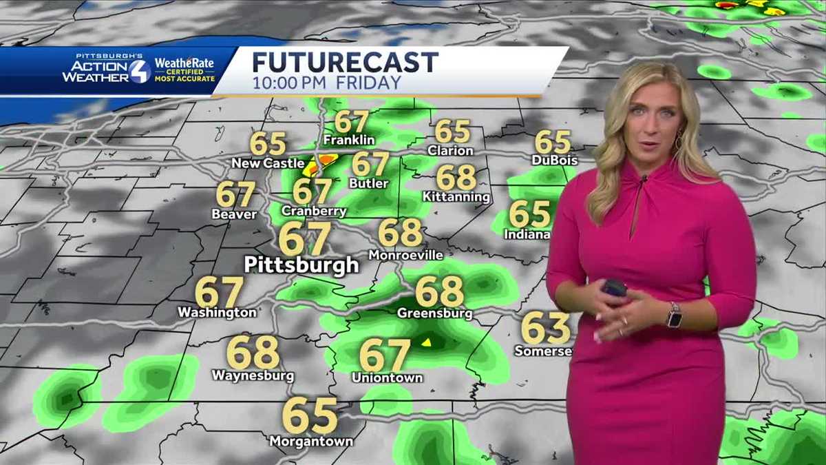 Isolated showers continue for muggy weekend