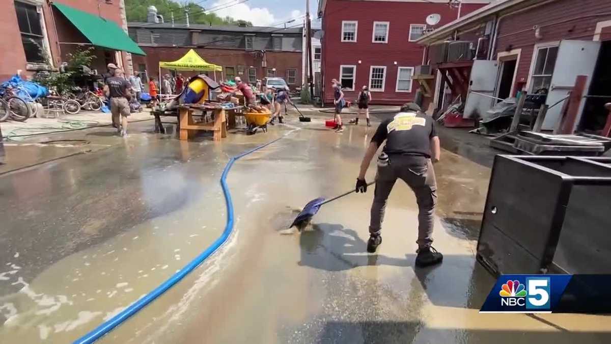Cleanup efforts underway for businesses in downtown Montpelier