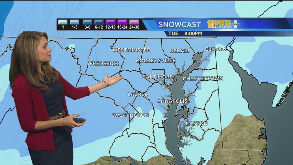 Frigid air, winds to move in ahead of Tuesday snow