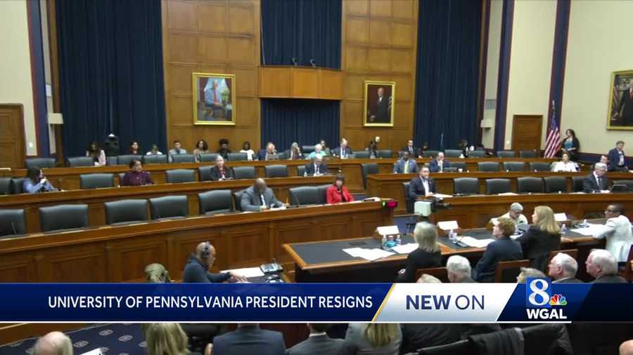 University of Pennsylvania president resigns on Saturday