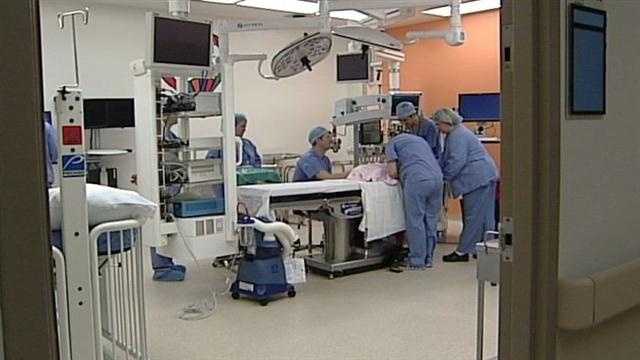 Doctors perform first surgery at new surgery center