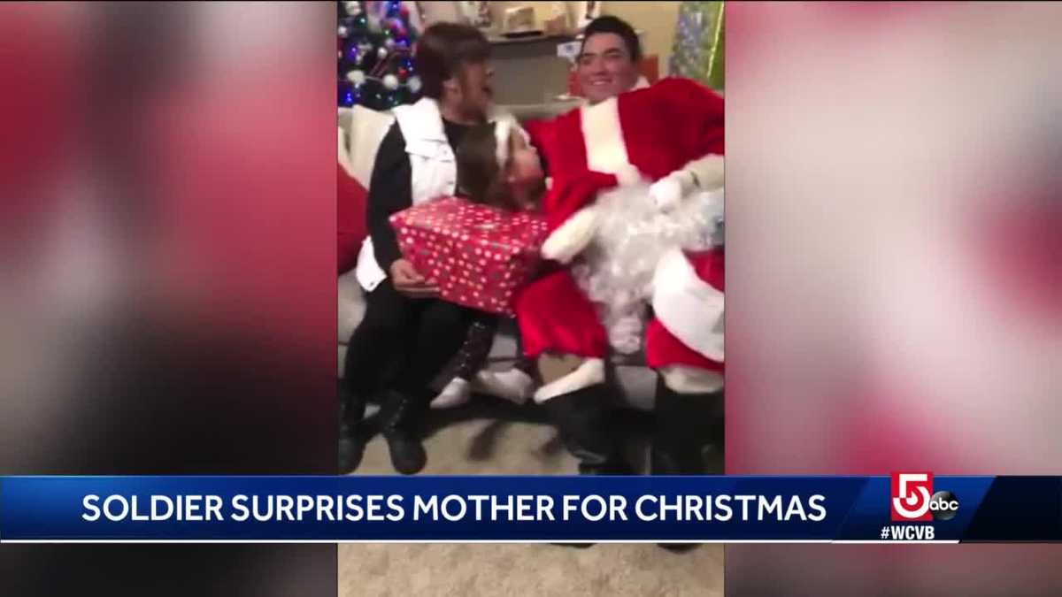 Sneaky Santa makes mother's Christmas wish come true