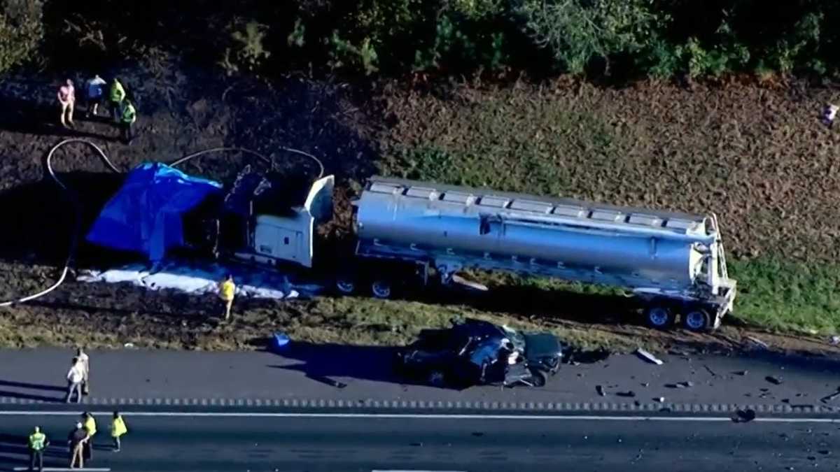 5 juveniles among 8 killed in fiery crash along I-85 in Georgia