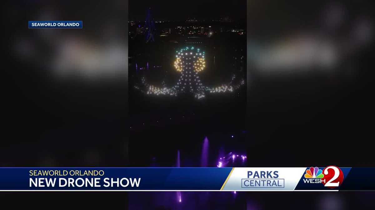SeaWorld Orlando set to debut new drone show this weekend