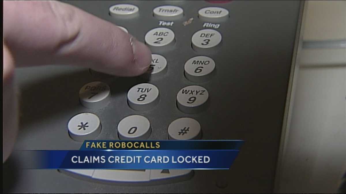 Credit card robo calls