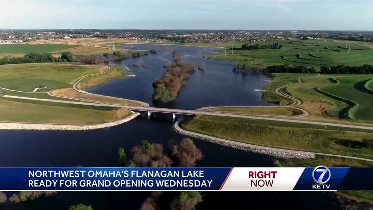 Northwest Omaha's Flanagan Lake ready for grand opening Wednesday