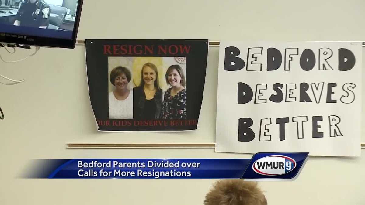 Bedford parents divided over calls for more school staff resignations