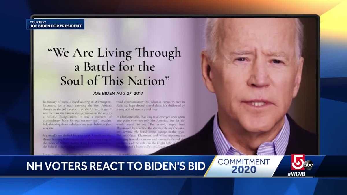 NH voters react to Biden announcement